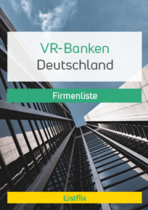Liste mit 500 VR-Banken + Branchenübersicht